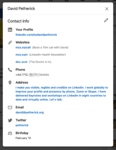 How to add a live web link to your LinkedIn Profile - The Doctor is In ...